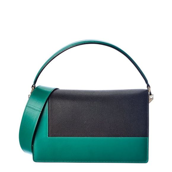 Valextra | Bags | Valextra Swing Medium Leather Shoulder Bag Green ...